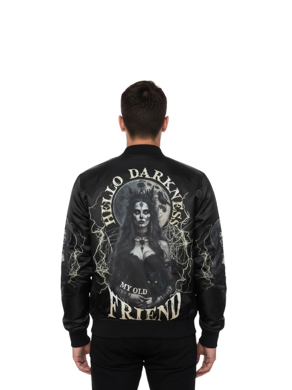 Halloween Witch Black Bomber Jacket – starletcollections